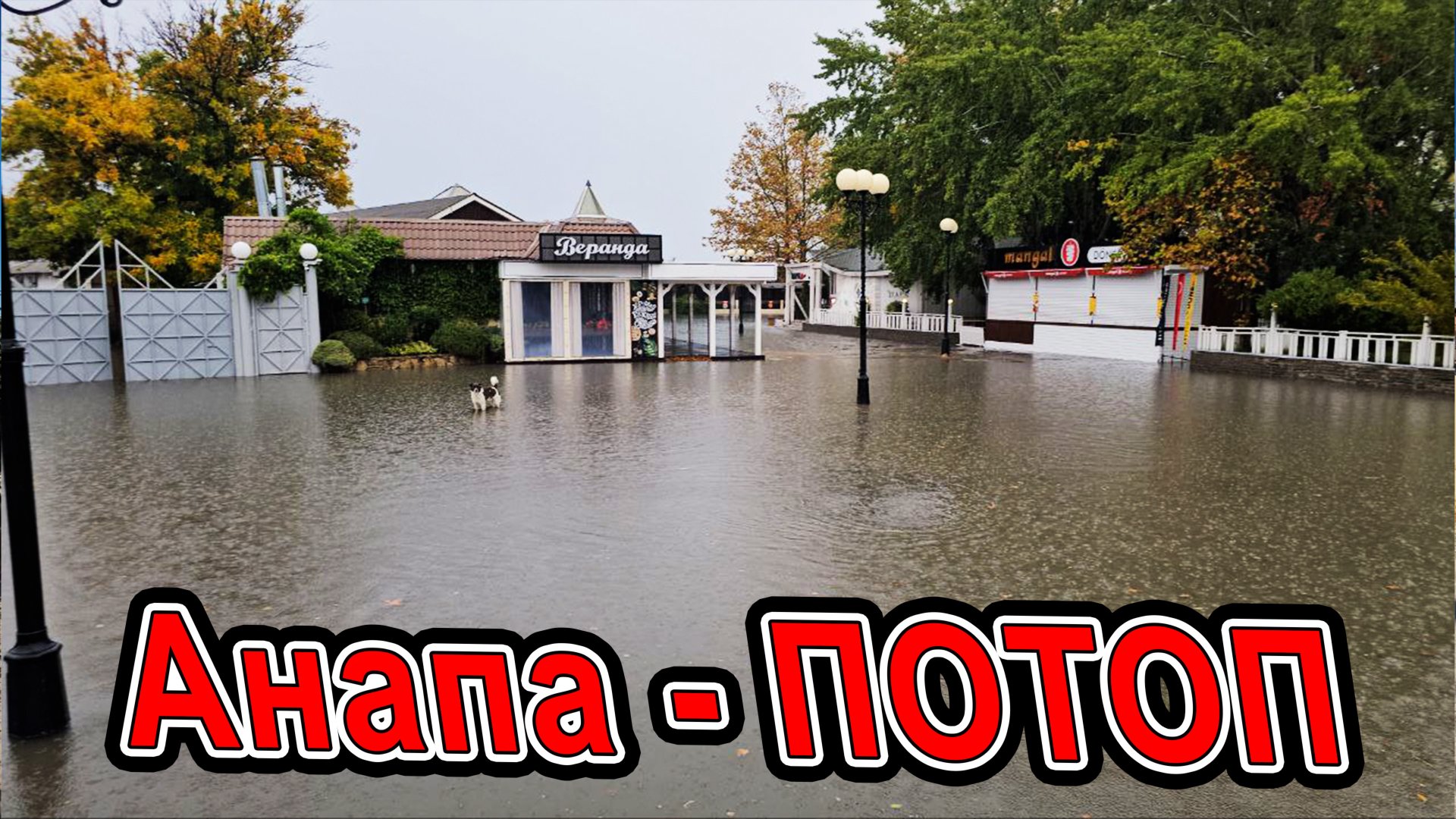 ШОК #Анапа - ПОТОП СЕЙЧАС В ГОРОДЕ! СРОЧНО - СМЫВАЕТ ПЛЯЖ!