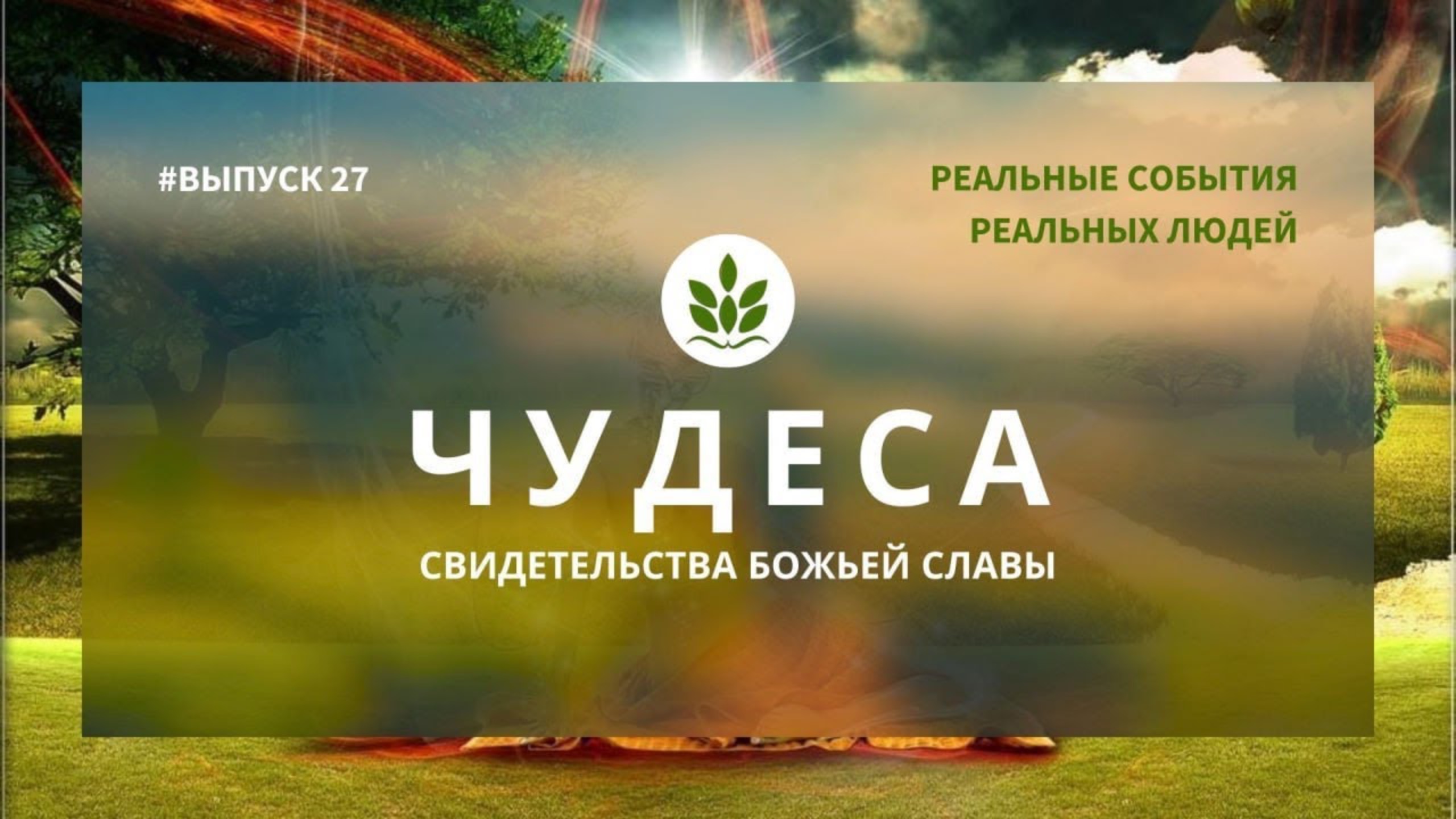 СВИДЕТЕЛЬСТВА (27 выпуск) ЧУДЕСА ИСЦЕЛЕНИЯ