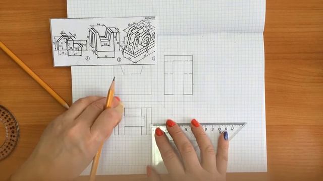 3 2 чертеж и технический рисунок модели