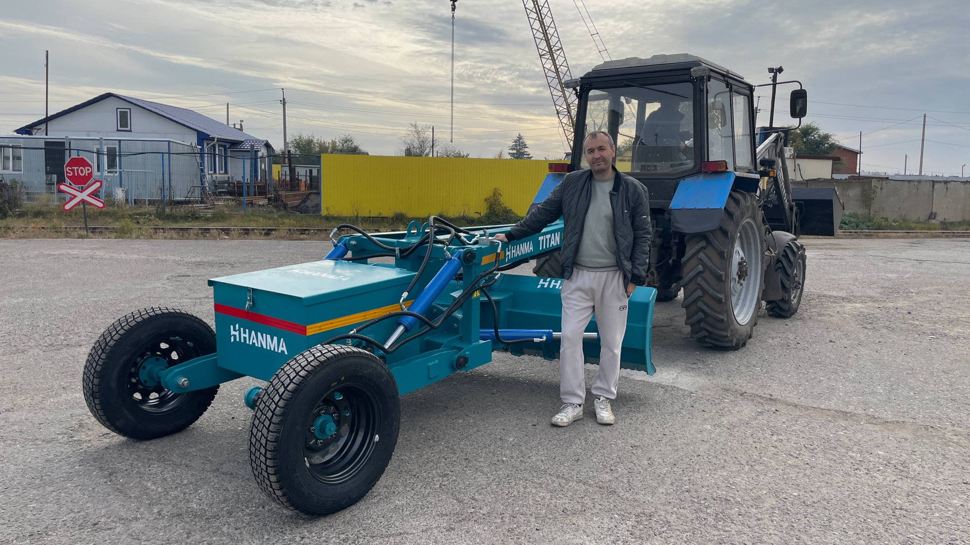 Обзор обновленного прицепного грейдер HANMA TITAN