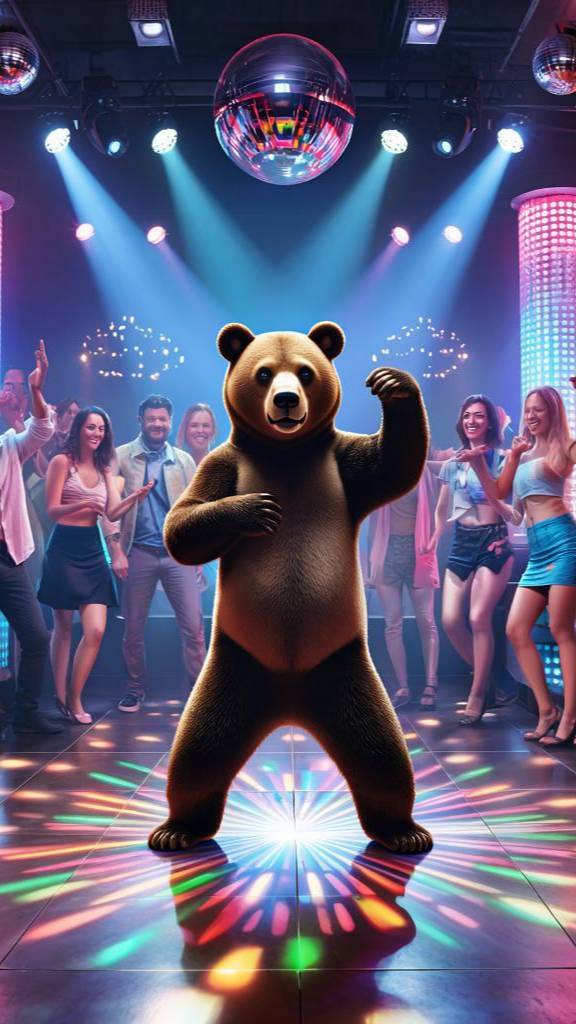 Медведь на танцполе