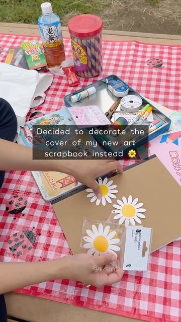 Starting My NEW Art Scrapbook ✨📔🖍️🌈 #artvlog #simpleart