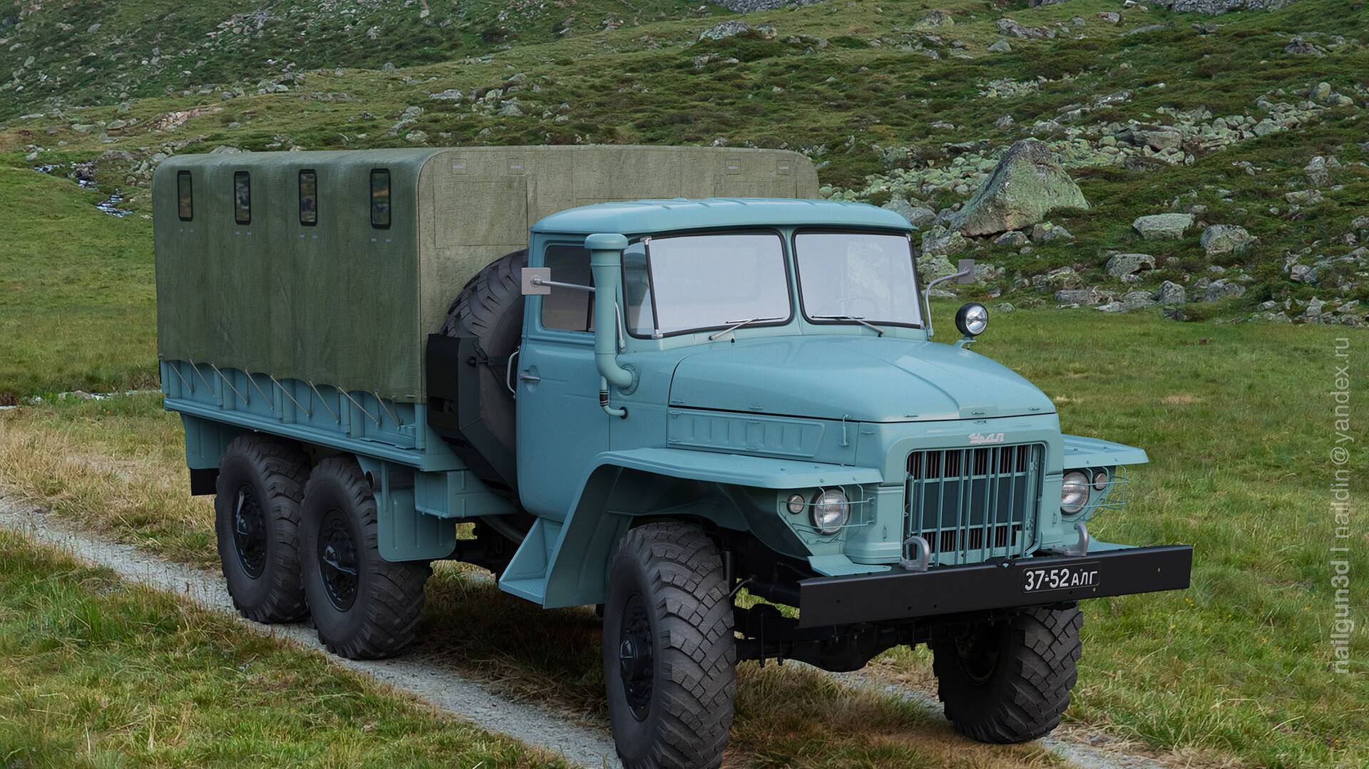 SPINTIRES: карта КАЛЫМ - 11 ( автор Н. Артамонов ) 4К