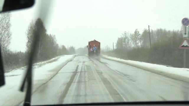 На дороги пришла зима 2025/ Болотнинский район 9.10.2025