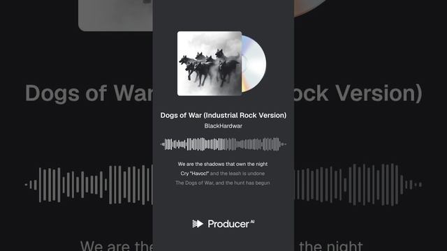 Dogs of War (Industrial Rock Version)