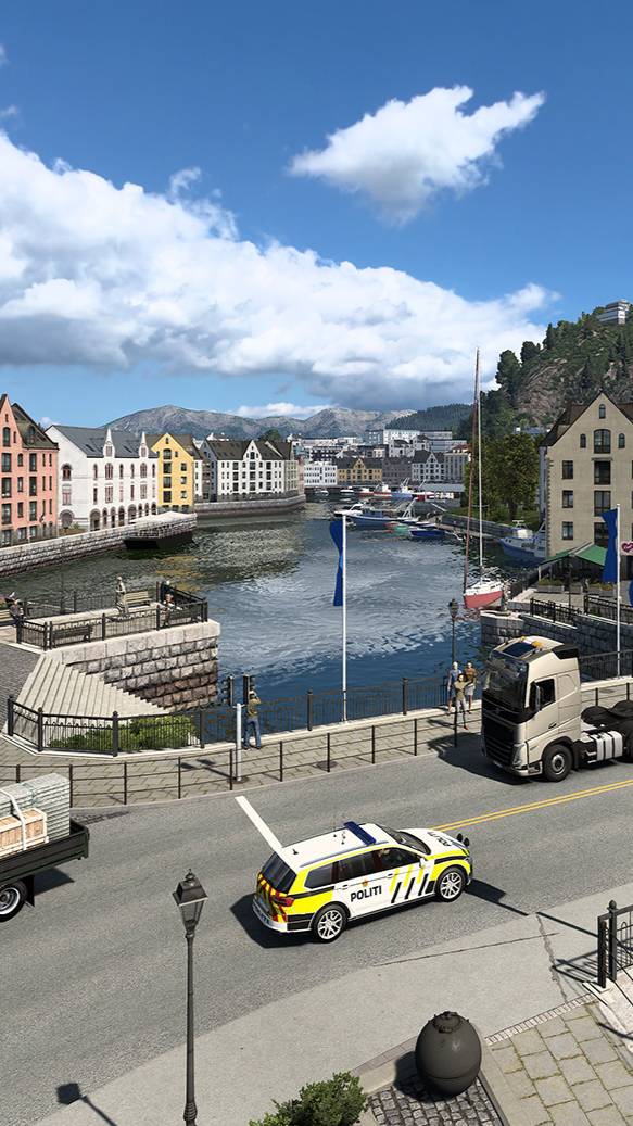 Город Олесунн - DLC Северные Горизонты #shorts