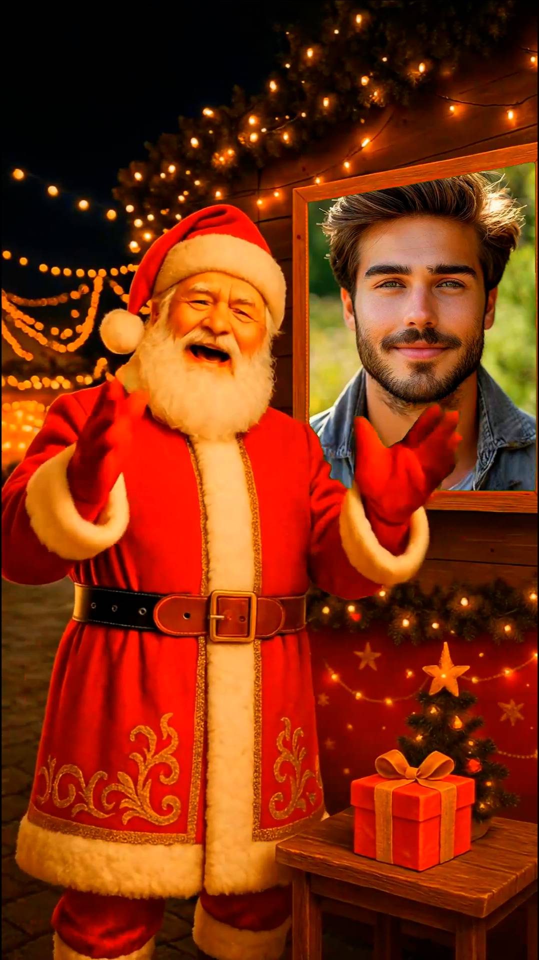 Видео поздравление от деда мороза с новым годом от отца сыну