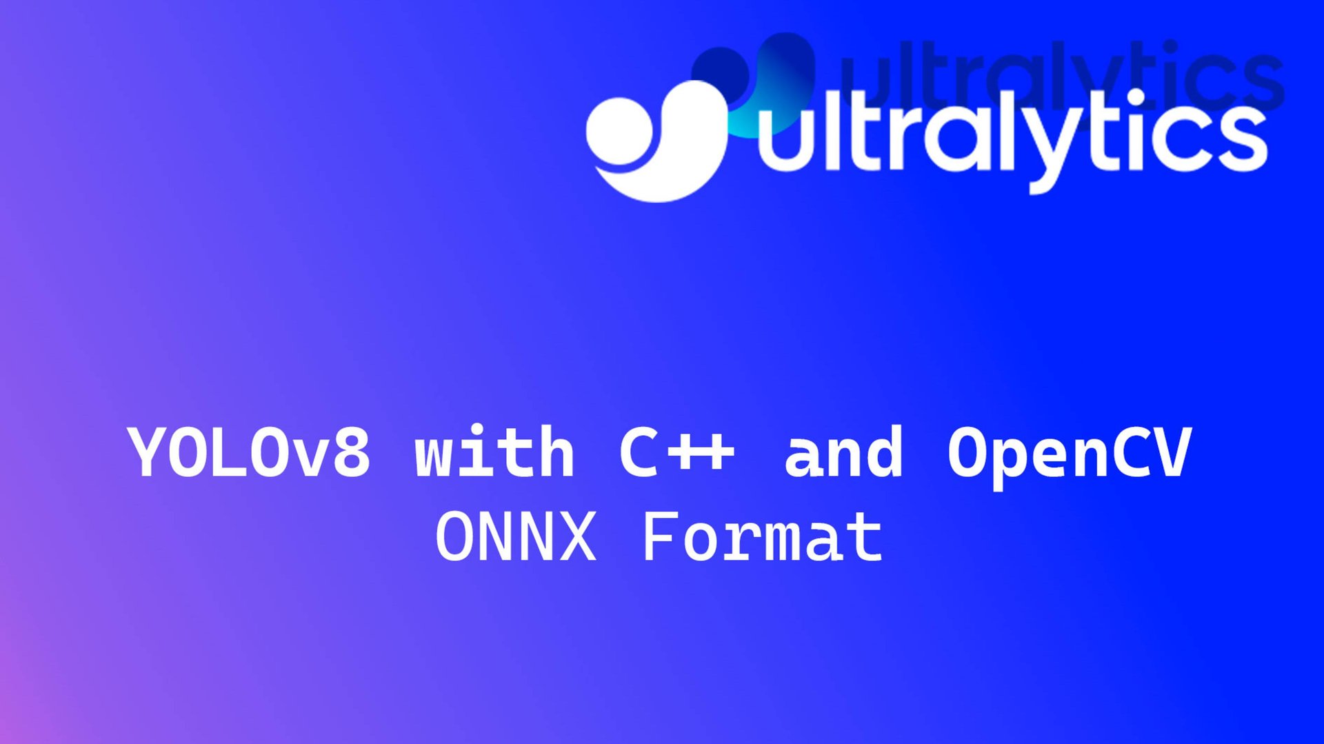YOLOv8 на C++ и OpenCV: Конвертация PyTorch модели в ONNX формат