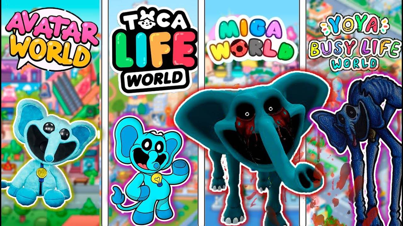 СЛОН БУББА БУБАФАНТ СОЗДАНИЕ 💀 TOCA BOCA ❤ AVATAR WORLD 💛 MIGA WORLD💙 YOYA WORLD