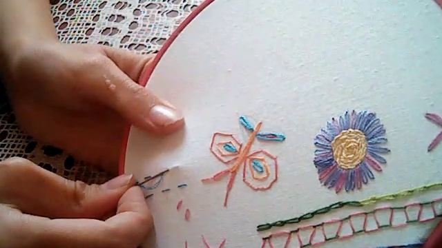 Стежок "Вперёд иголку"