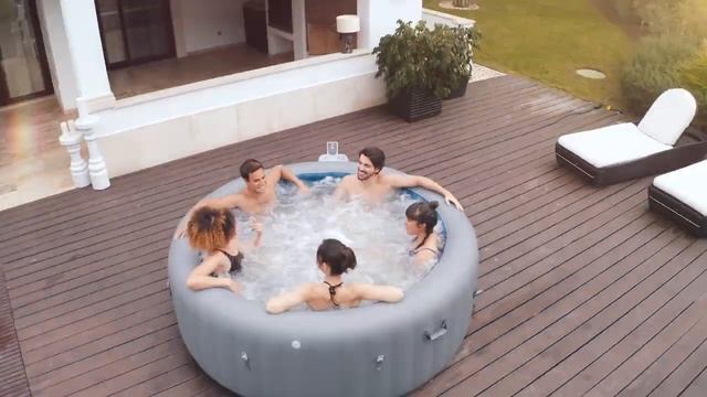 Надувная джакузи Bestway "Lay-Z-Spa Santorini ", артикул 6001T