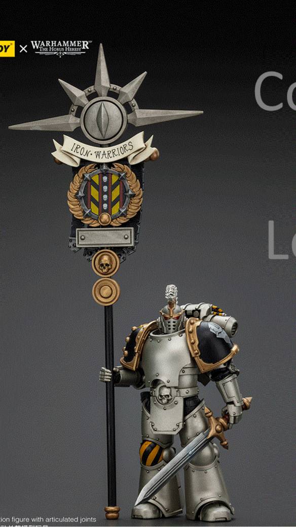 Iron Warriors Command Squad Chosen with Legion Standard