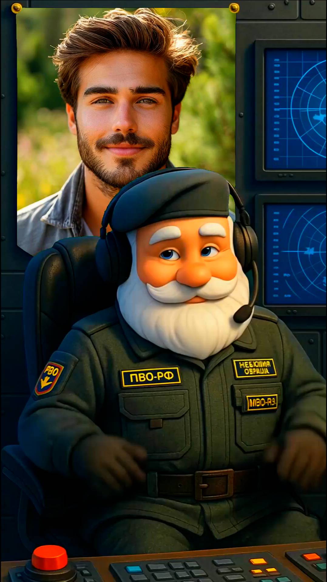 Видео поздравление от деда мороза с новым годом военному ПВО