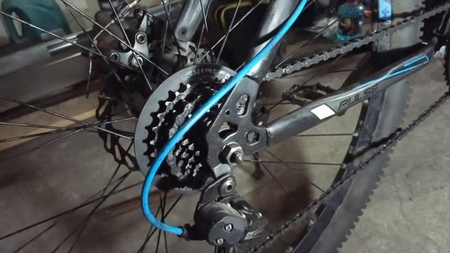 Герметизация трещотки велосипеда после смазки