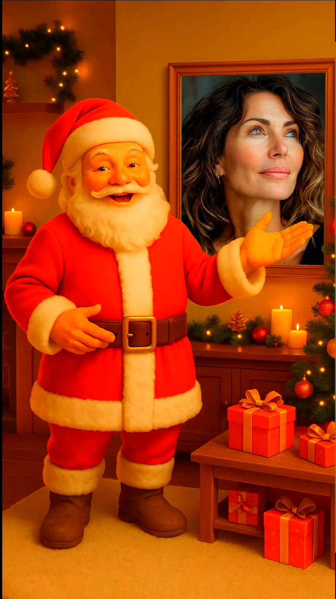 Видео поздравление от деда мороза с новым годом от сына маме