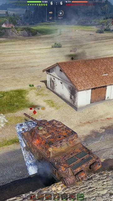 Тяжелая коробка! • WZ-113G FT - 6 Фрагов 8.6K Урона #wot #WZ113GFT #миртанков #wotbestmoments