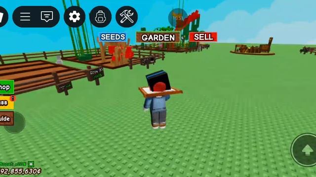 как я играю в вырасти сад  с друзьями