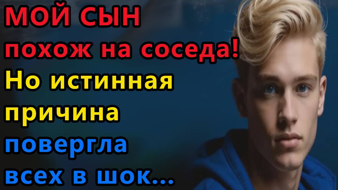 Истории из жизни. Мой сын похож на соседа! Но истинная причина сходства повергла всех в шок.