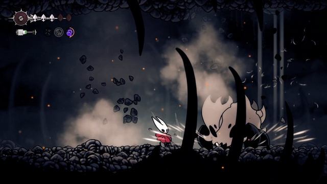 боссы Тиран Череп и Дикая зверомуха (со спидхаком) Silksong