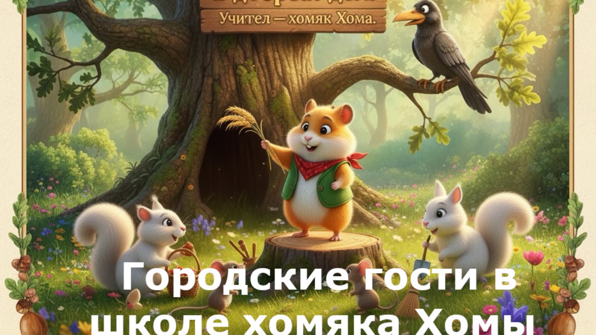 Городские гости в школе хомяка Хомы. Автор. Е.Клюева