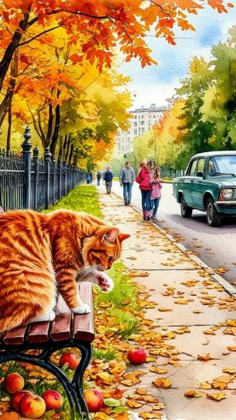 Осенняя акварель