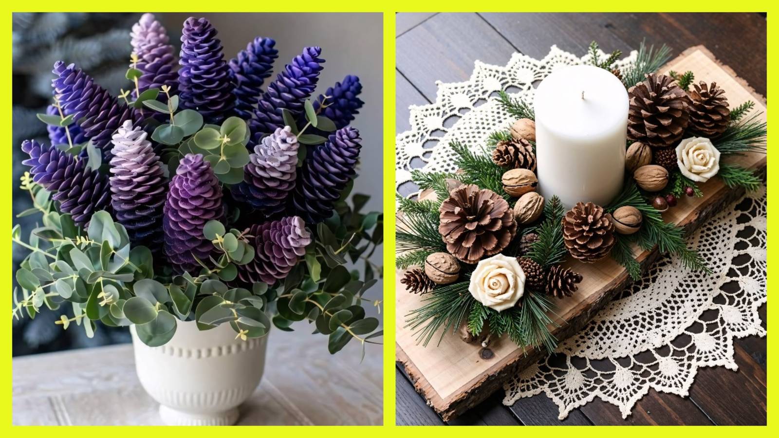 Декор и поделки из шишек своими руками: Идеи для зимних и летних поделок! 🌲