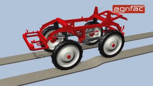 AGRIFAC StabiloPlus - уникальное запатентованное шасси