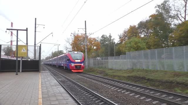 Электропоезд ЭП2Д-0289 (ЦППК) скоростной приг. поезд "РЭКС-экспресс" № 7184 Москва - Голутвин.