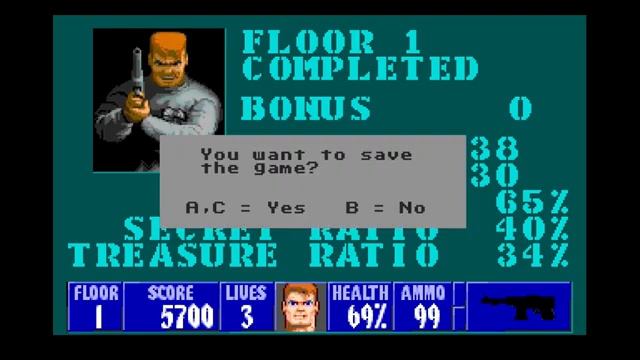 SMD - Wolfenstein 3D