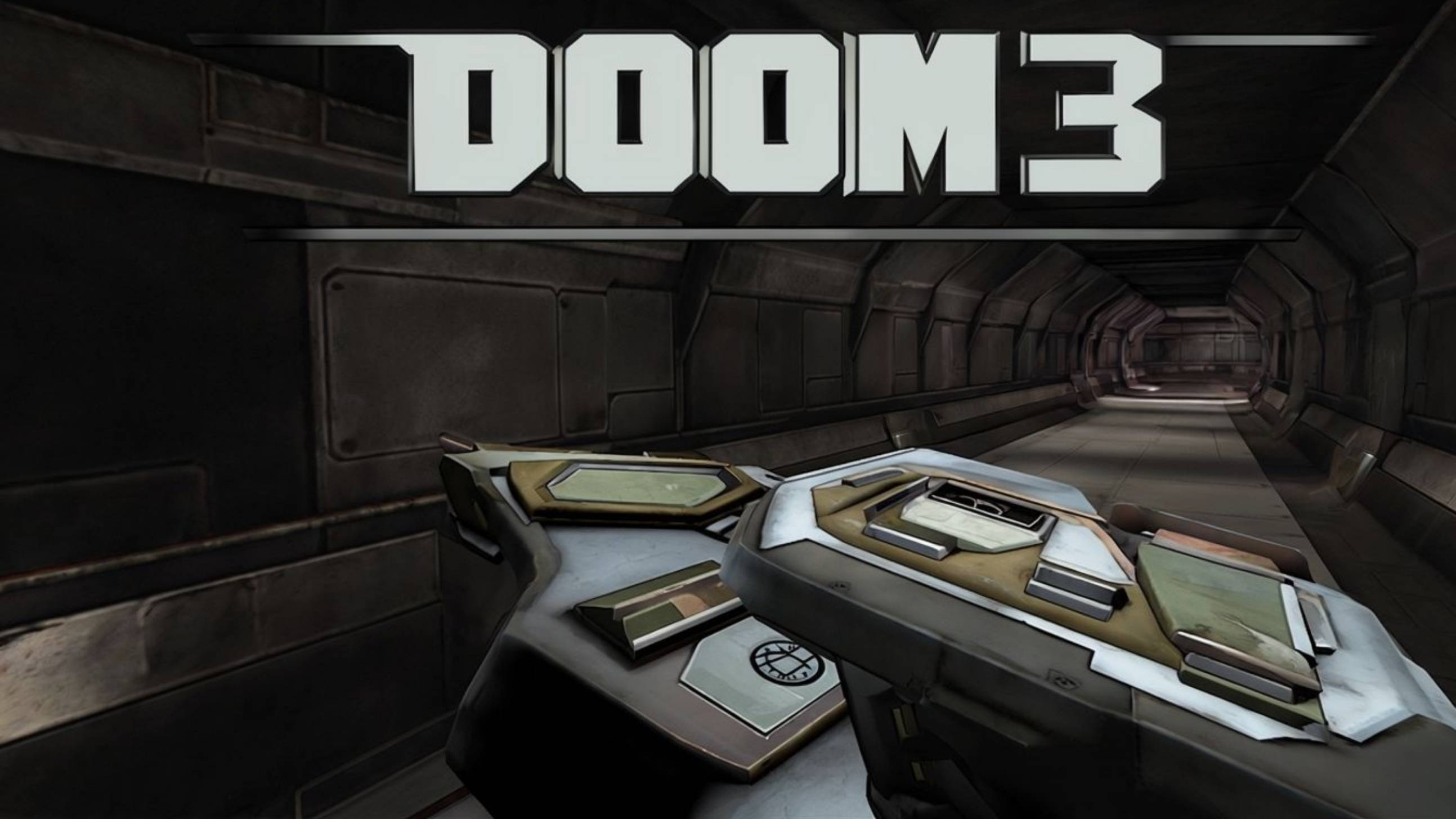 Doom 3 №12 Режим "Игросериал" 60к/с - Монорельсы.