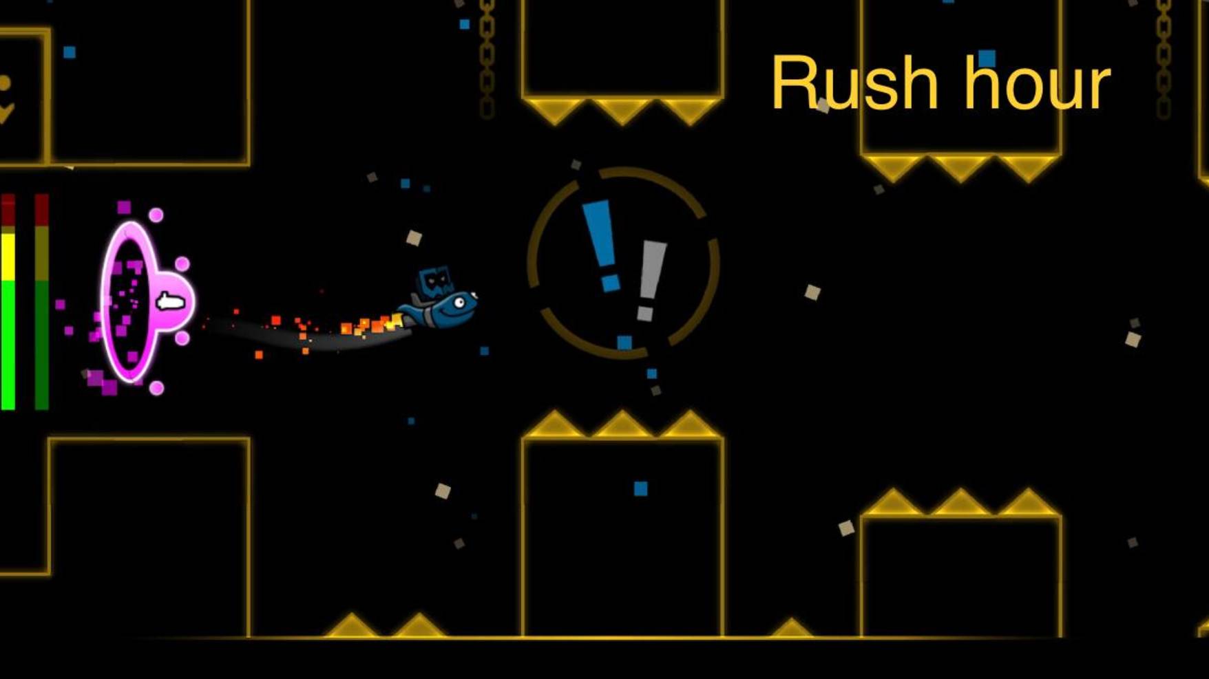 Rush hour (without coins) | geometry dash