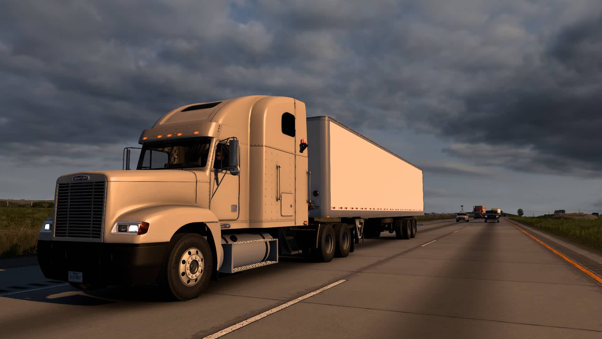 422 / ATS 1.56 / Freightliner FLD / Реальная экономика.