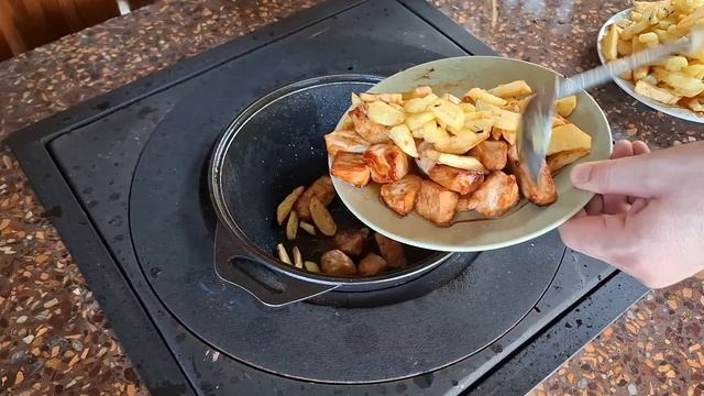 Печь под казан. Первый опыт приготовления на модульным комплексе барбекю.