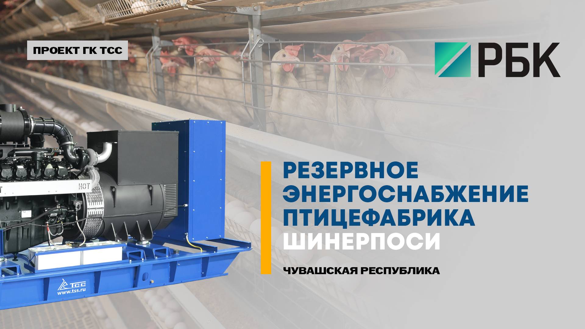 Надежное энергоснабжение птицефабрики ДГУ ТСС