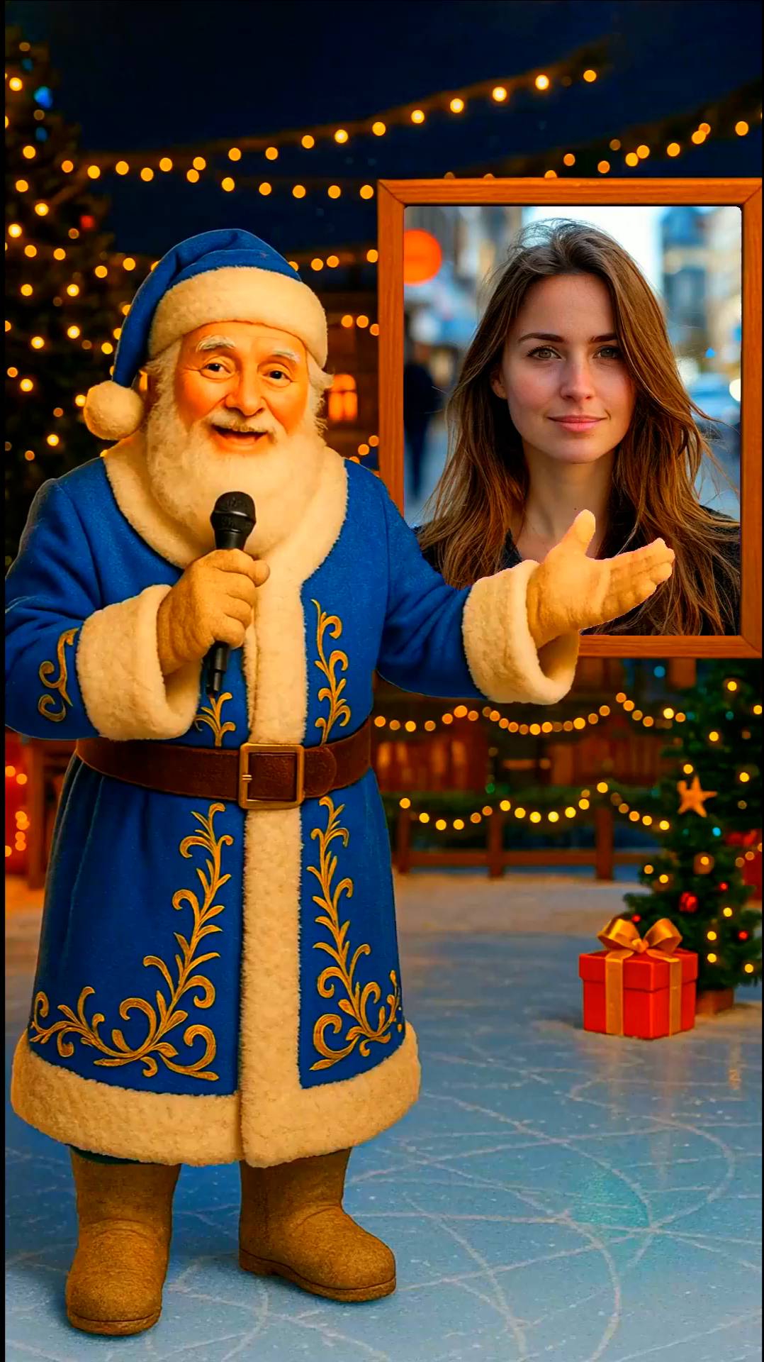 Видео поздравление от деда мороза с новым годом от мамы дочери