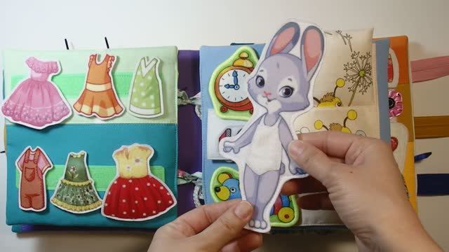 Книжка с заданиями на моторику и игровыми страницами для Евы из Краснодара