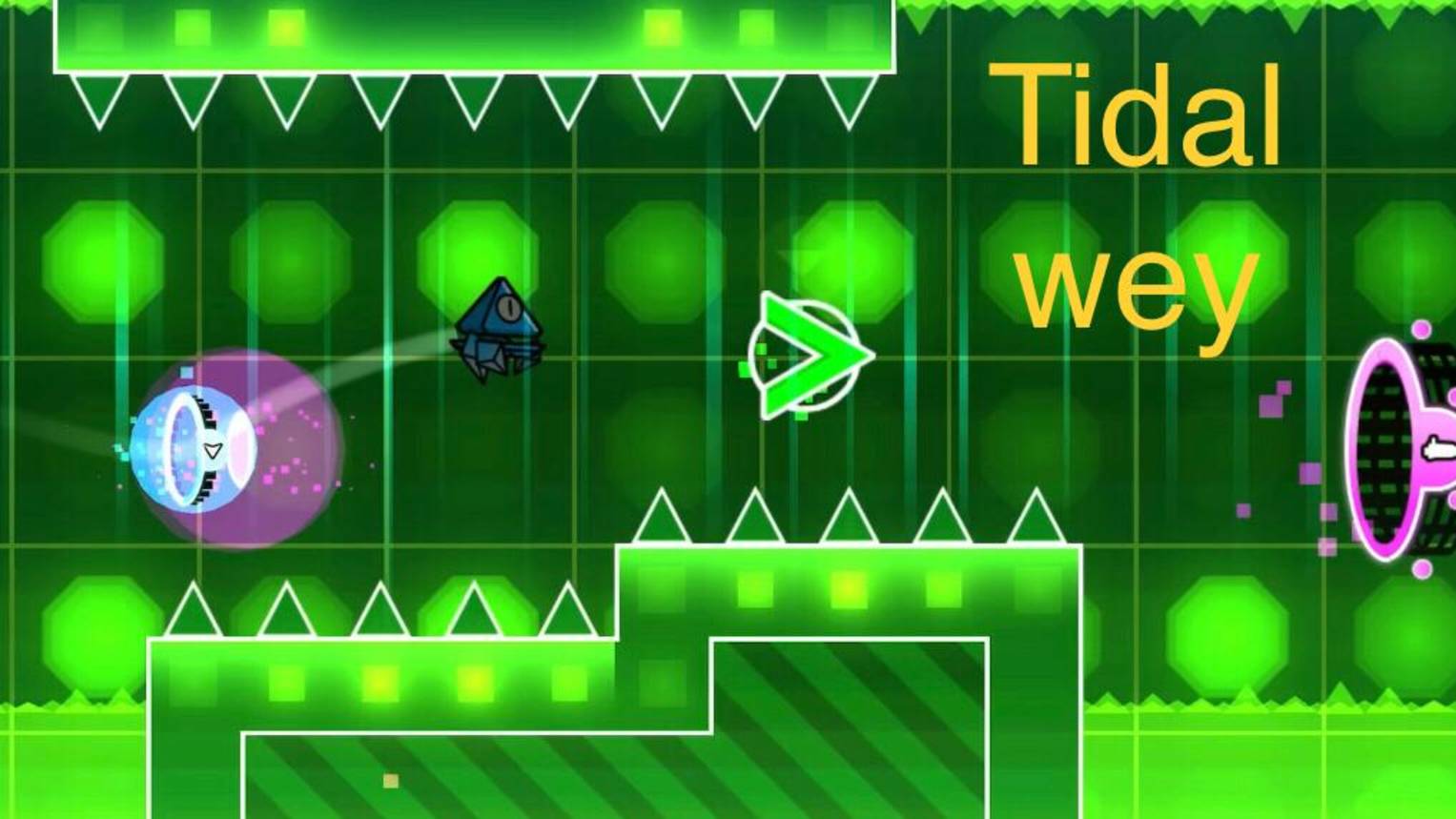 Tidal wey (without coins) | geometry dash