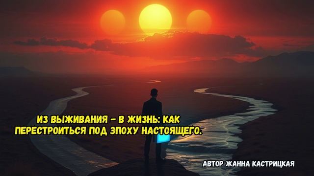 Подкаст. Из выживания - в жизнь, как перестроиться под Эпоху Настоящего.