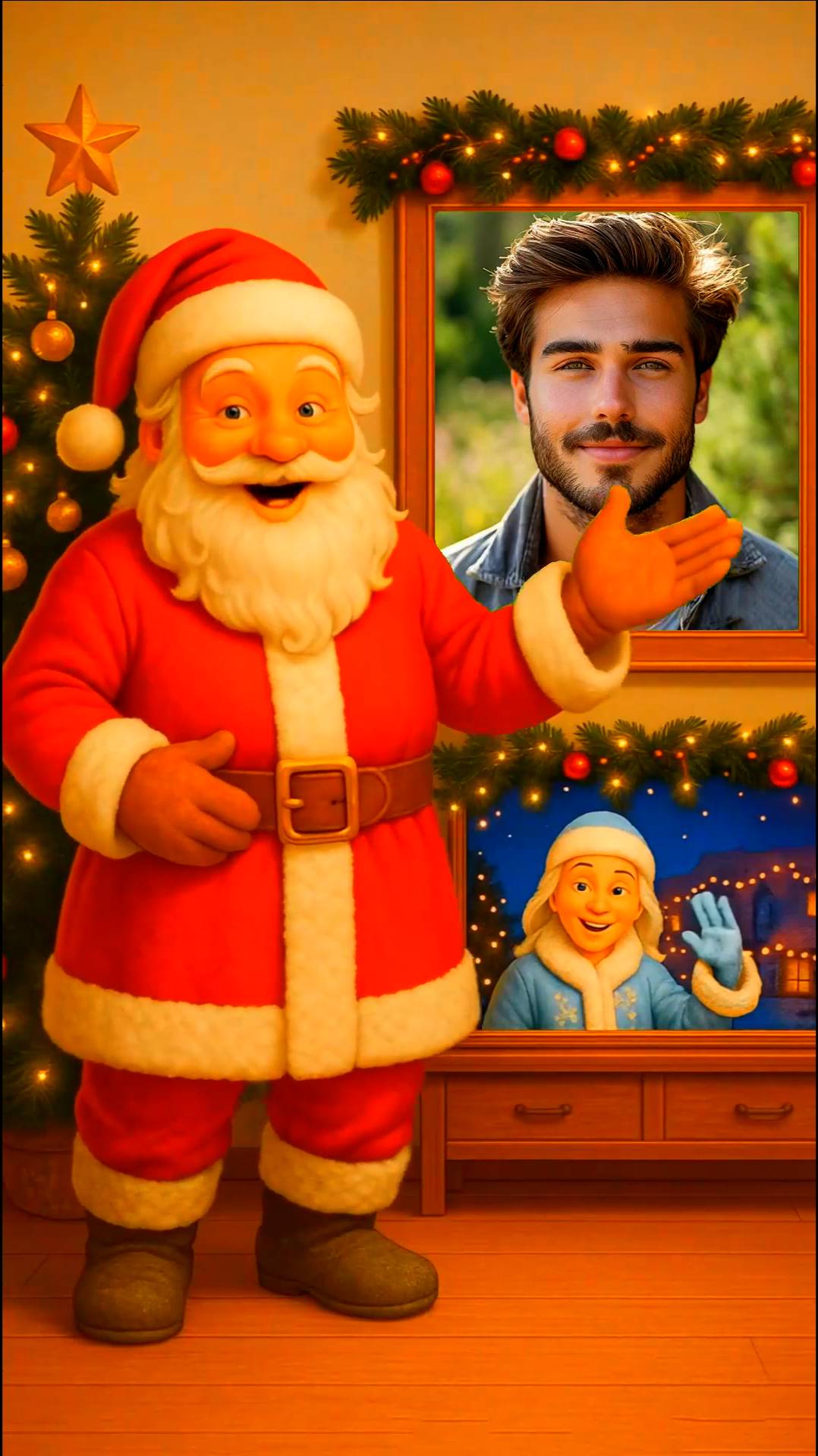 Видео поздравление от деда мороза с новым годом от мамы сыну