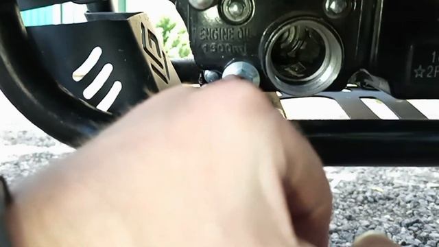 Первая замена масла в мотоцикле Racer Triumph. Пробег 500 км