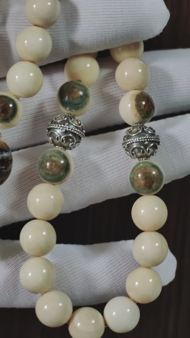 Четки из бивня и зуба мамонта 02/33 Blue