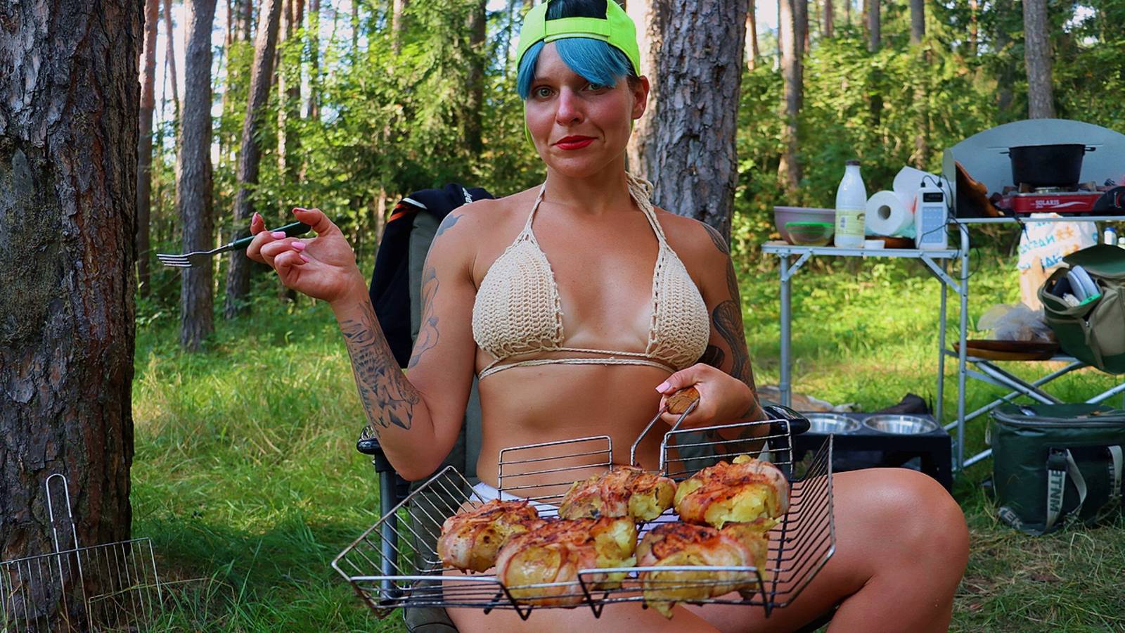 НА ЛЕСНОМ ОЗЕРЕ с ночёвкой. ФИДЕР. ЛЕЩ. ГОТОВЛЮ ВКУСНО на костре. ПЕРЕЗАГРУЗКА, где никого нет.#522