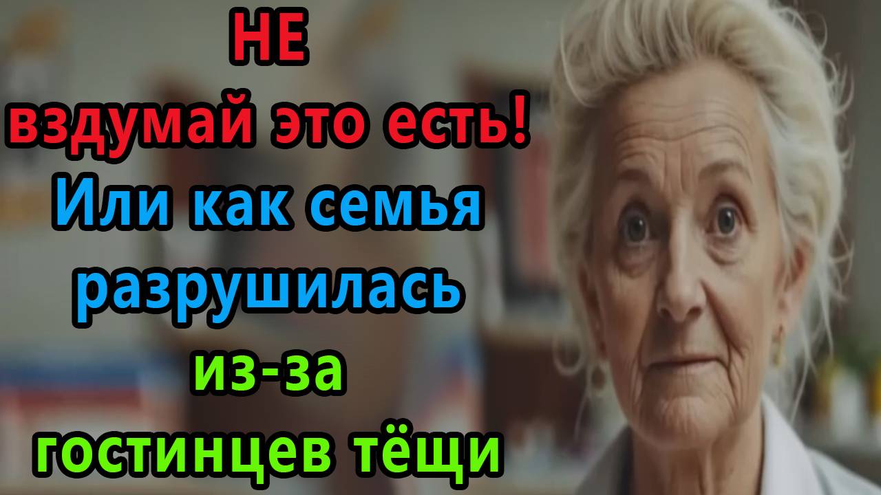 Истории из жизни. Не вздумай это есть! Или как семья разрушилась из-за гостинцев тёщи. Аудио рассказ
