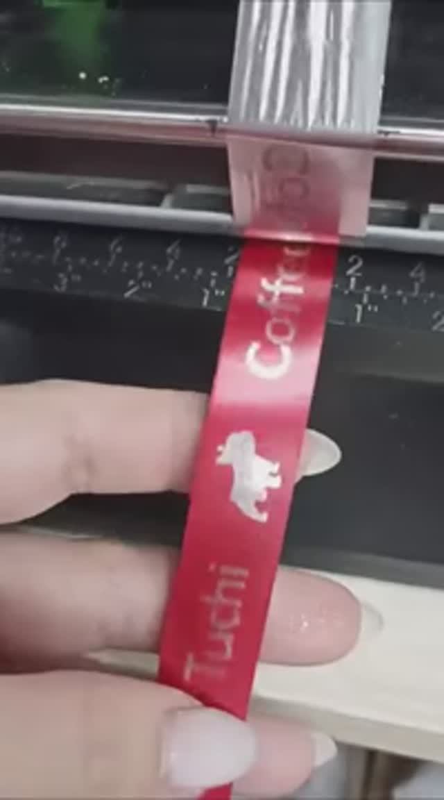 ЛЕНТА С ЛОГОТИПОМ. 
ПРОЦЕСС ПЕЧАТИ.