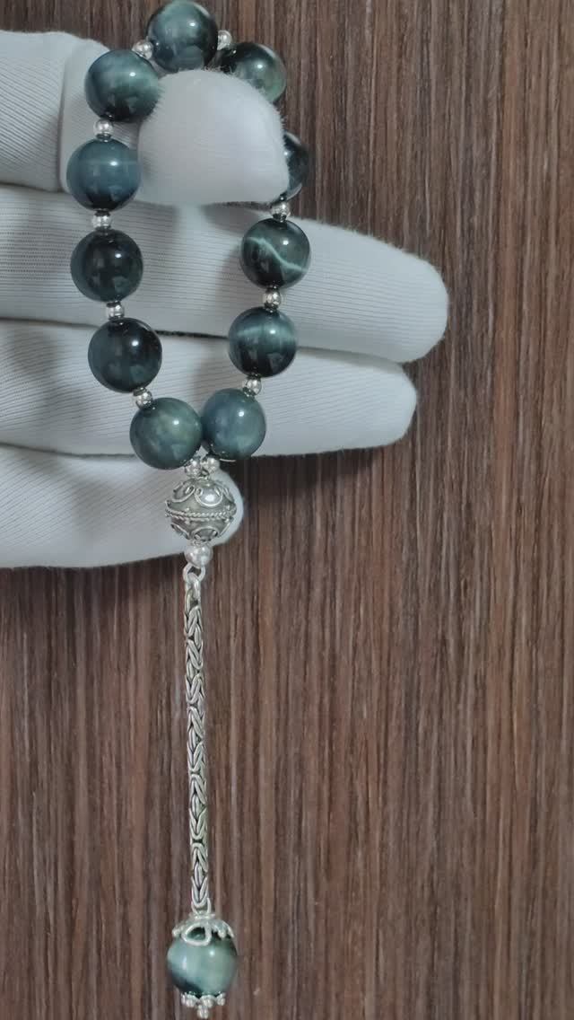 Перстные четки из соколиного глаза 01/11