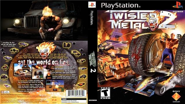 Twisted Metal 2 «Скрежет металла 2» - Monumental disaster (Paris) (track №4) Sony Playstation