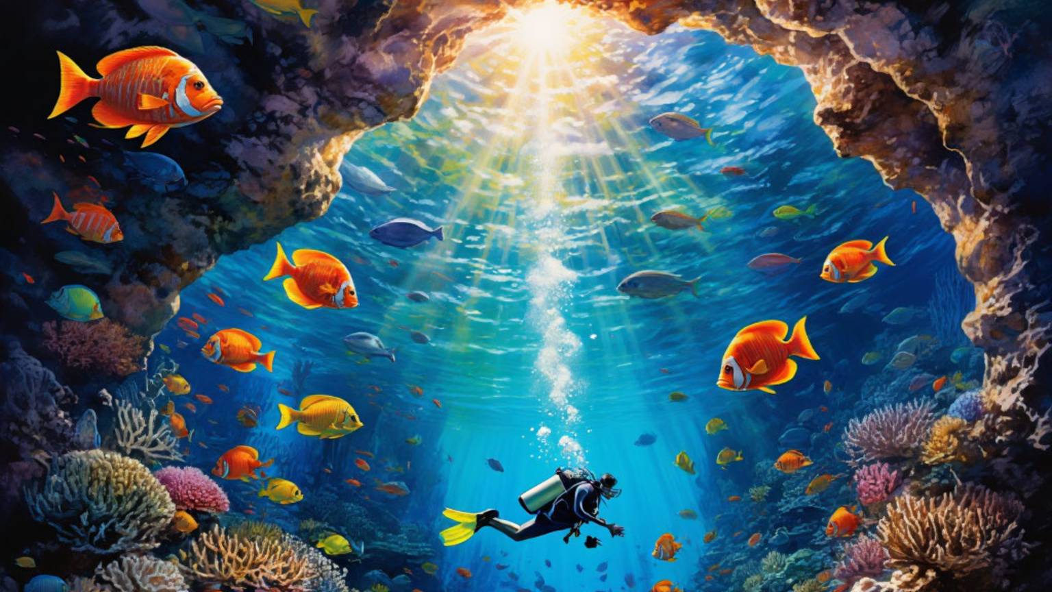 Cave дайвинг, пещерный дайвинг, дайвинг в Хургаде, дайвинг в Египет