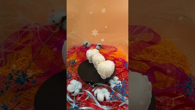 Свечи ручной работы. Подарочный набор.