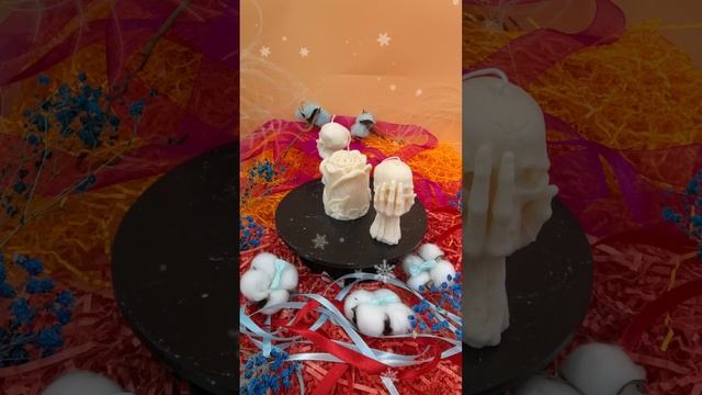 Свечи ручной работы. Подарочный набор.