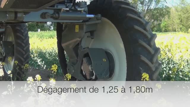 BERTHOUD RAPTOR - демонстрация работы гидравлически изменяемого клиренса